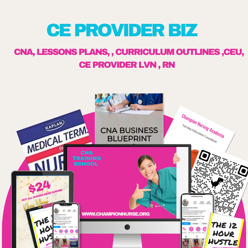 CE Business Blueprint | Champion Nursing