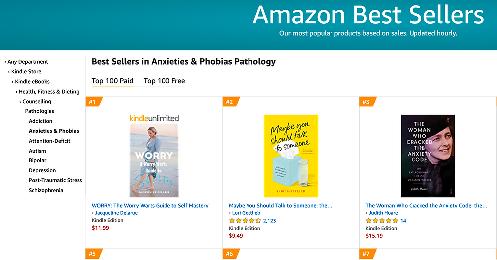 Number 1 Best Selling Author TODAY!