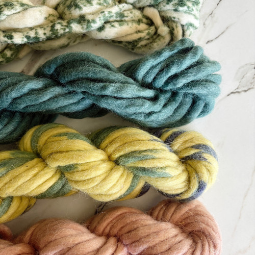 Felted Wool Yarn | Vada Blue