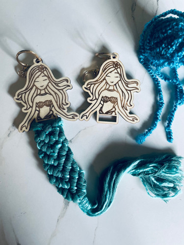 DIY Mermaid Key Ring | Vadablue