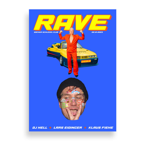 POSTER 50x70cm - Rave - Hell / Eidinger / Fiehe | POTTORIGINALE