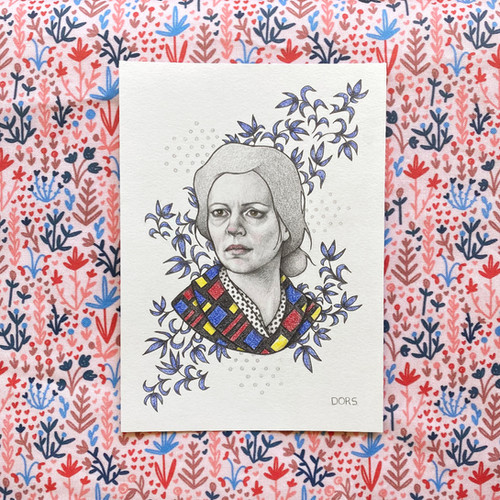 JULIANA – Original Drawing | Kristyn Dors