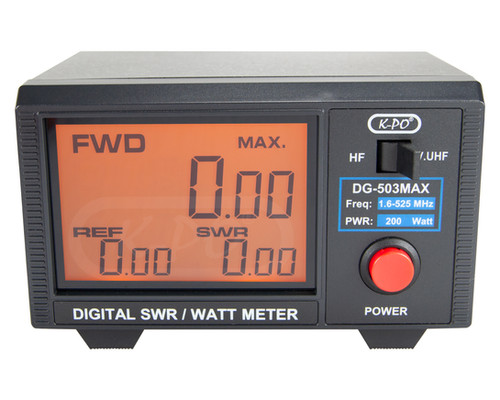 New K-PO DG-503 Max SWR & Power Meter | Scott's Radios