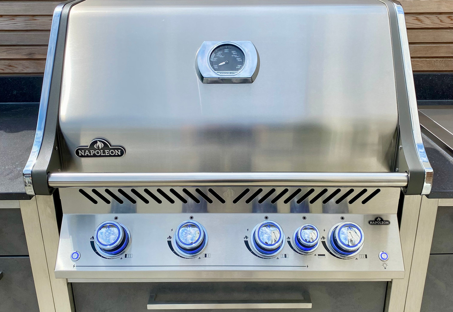 Smoke-Coloured Burnout Outdoor Kitchen with Premium Features | AOS Kitchens