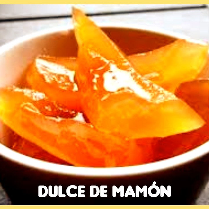 Comidas típicas: dulce de mamón
