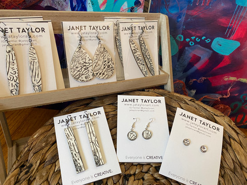wearables: black & white series | J A TAYLOR ART