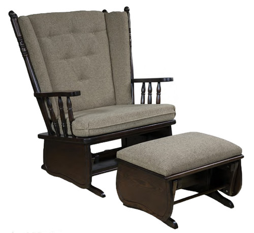 Living | Rockers & Gliders | 4 Post High Back Chair & Half Glider ...