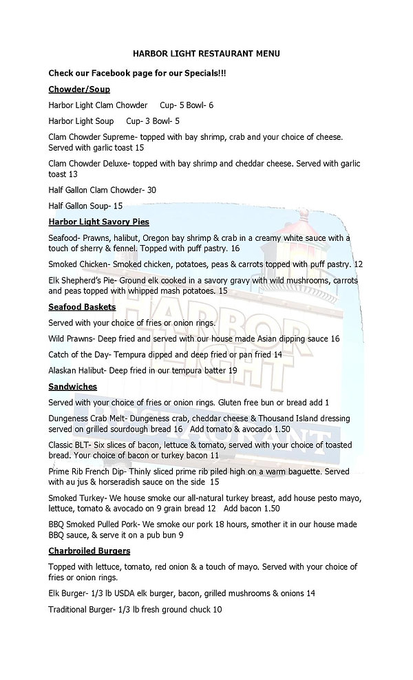 Harbor Light Family Restaurant | RWB To Go