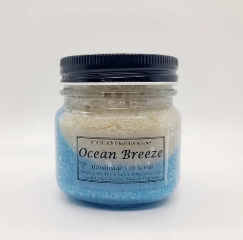 Ocean Breeze Salt Scrub | KBWHITEFARM