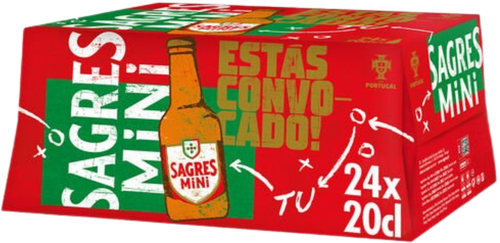 Sagres Mini (24x0,20L) T/P | Terreiro Cash/Carry