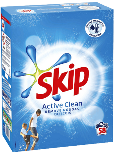 Detergente Skip Active Clean Pó 58D | Terreiro Cash/Carry