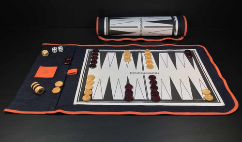 Backgammon de voyage magnétique - Modèle St TROPEZ