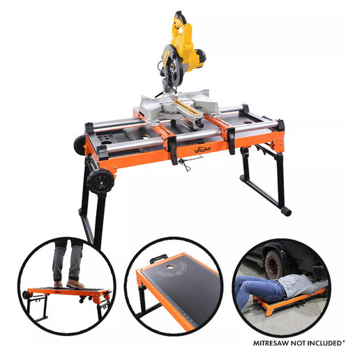 Vaunt 4-in-1 Multipurpose WorkBench, Creeper, Platform and Saw Stand ...