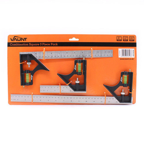 Vaunt combination square 3 piece pack | clactontoolhire