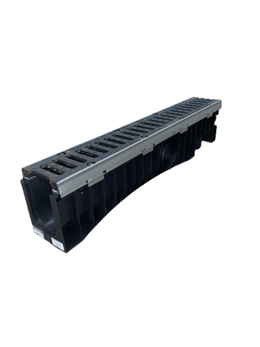 Clark Drain – Technodrain HDPE Channel with D400 Ductile Iron Grating ...