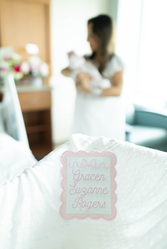 New Baby Name Card | SewMine Monogramming