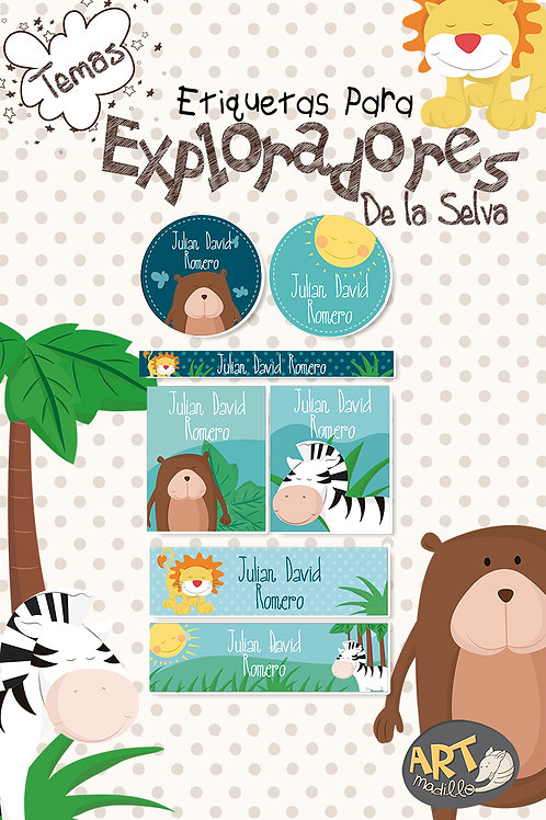 EXPLORADORES DE LA SELVA | Artmadillo
