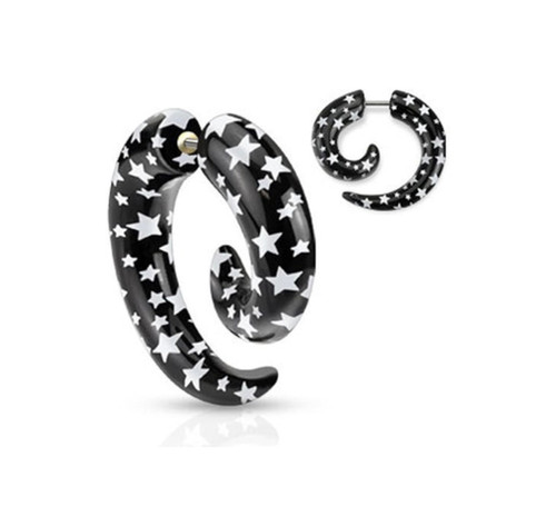 Fake Acrylic Expander/Stretcher (Stars) | Doc Black Ink