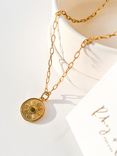 The Bayani Medallion Necklace | Rhy + Lia Designs