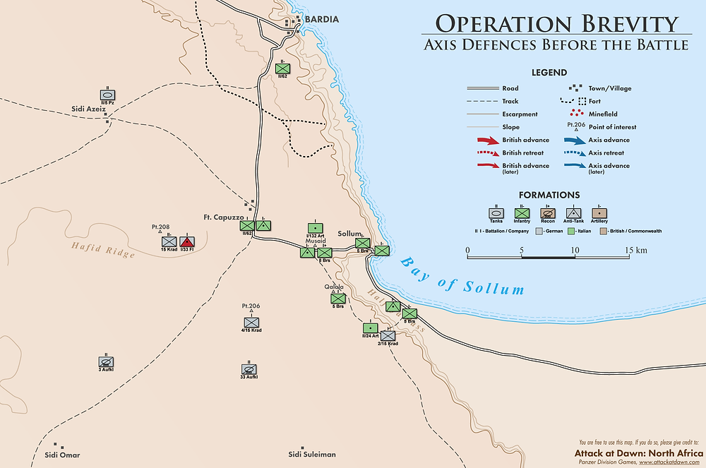 Maps of the Operation Brevity