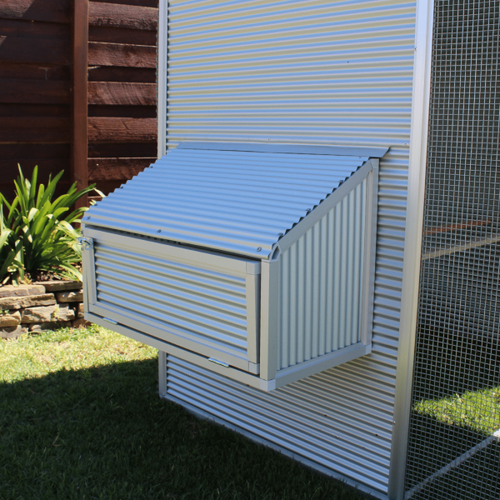 External Nest Box Chickens Poultry with Pine Laying Boxes | Andala Pets ...