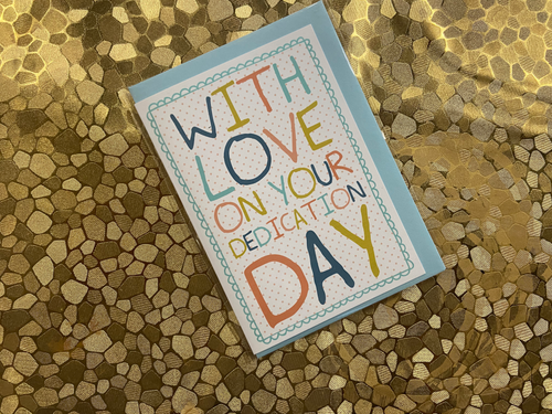 Small Dedication Card | Hillfields-Church