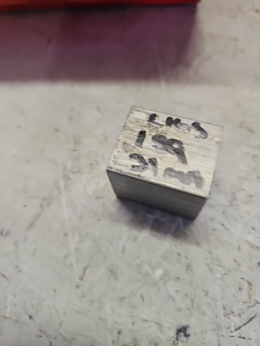 Aluminium square block 1" square | Metal Bar Ends