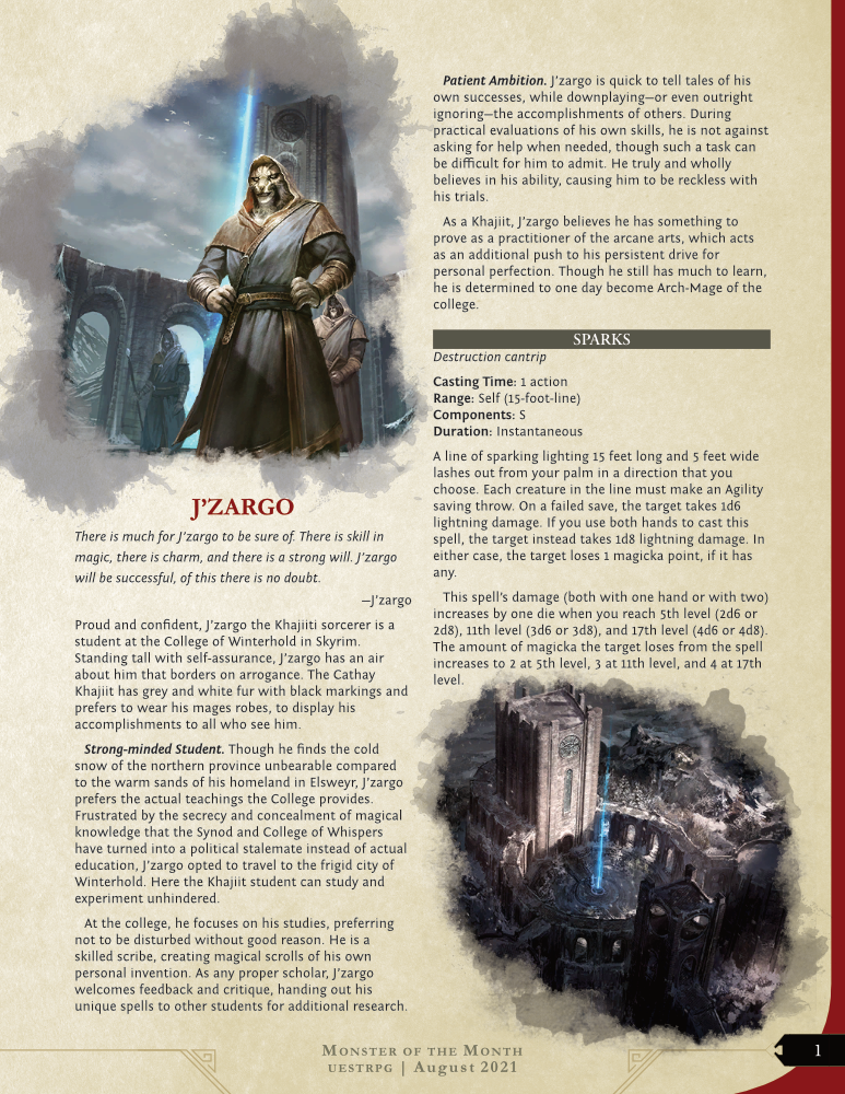 Monster of the Month: J'zargo