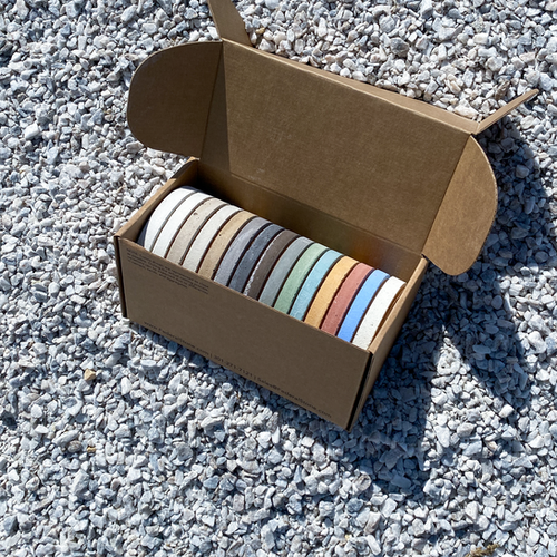 Large Aggregate Terrazzo Sample Box | Federal Stone