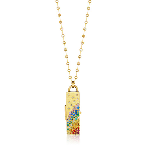 Rainbow Locket | Annie Fensterstock