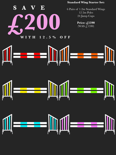 Standard Wing Show Jump Starter Set | Skyline Show Jumps