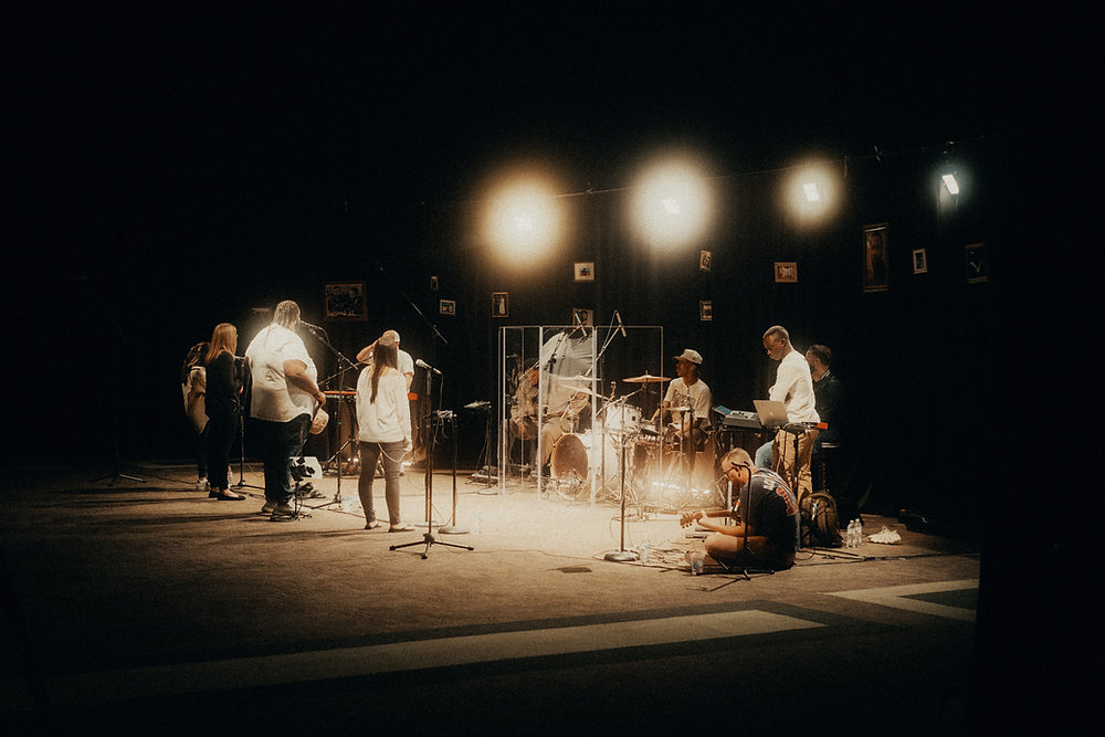 Aaron McClain and Tapestry Worship on their song "Never Changed"