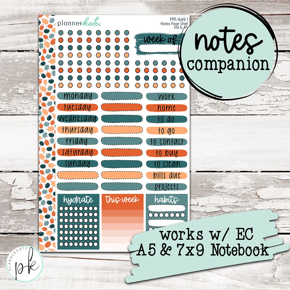 NEW RELEASES | PlannerKate