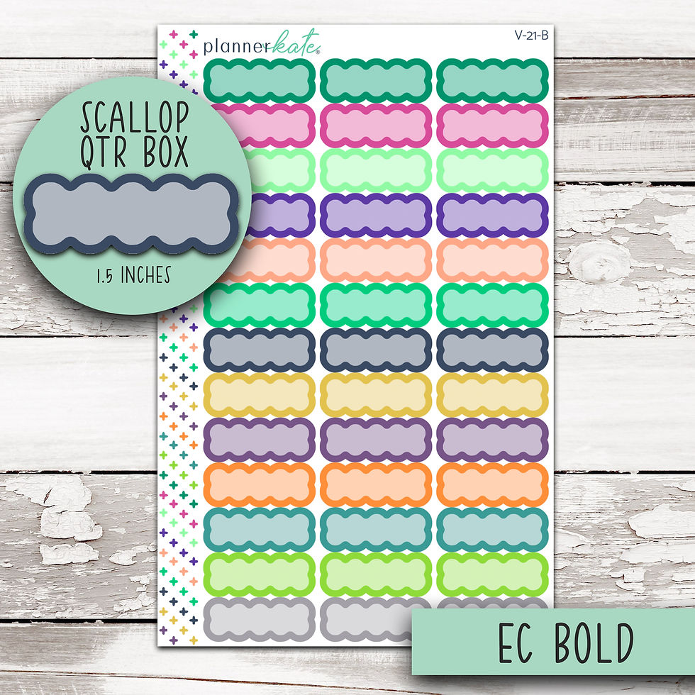 EC MONTHLY BOLD | PlannerKate