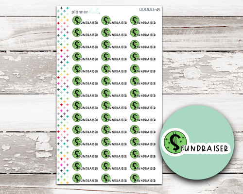 *RF SALE* DOODLE-45 || Fundraiser Doodle Stickers | PlannerKate