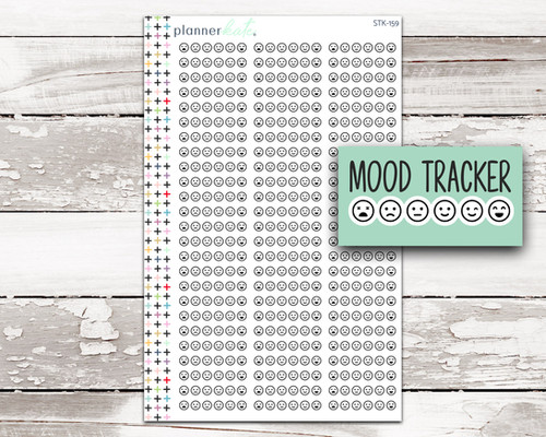 STK-159 || MOOD TRACKER Planner Stickers | PlannerKate