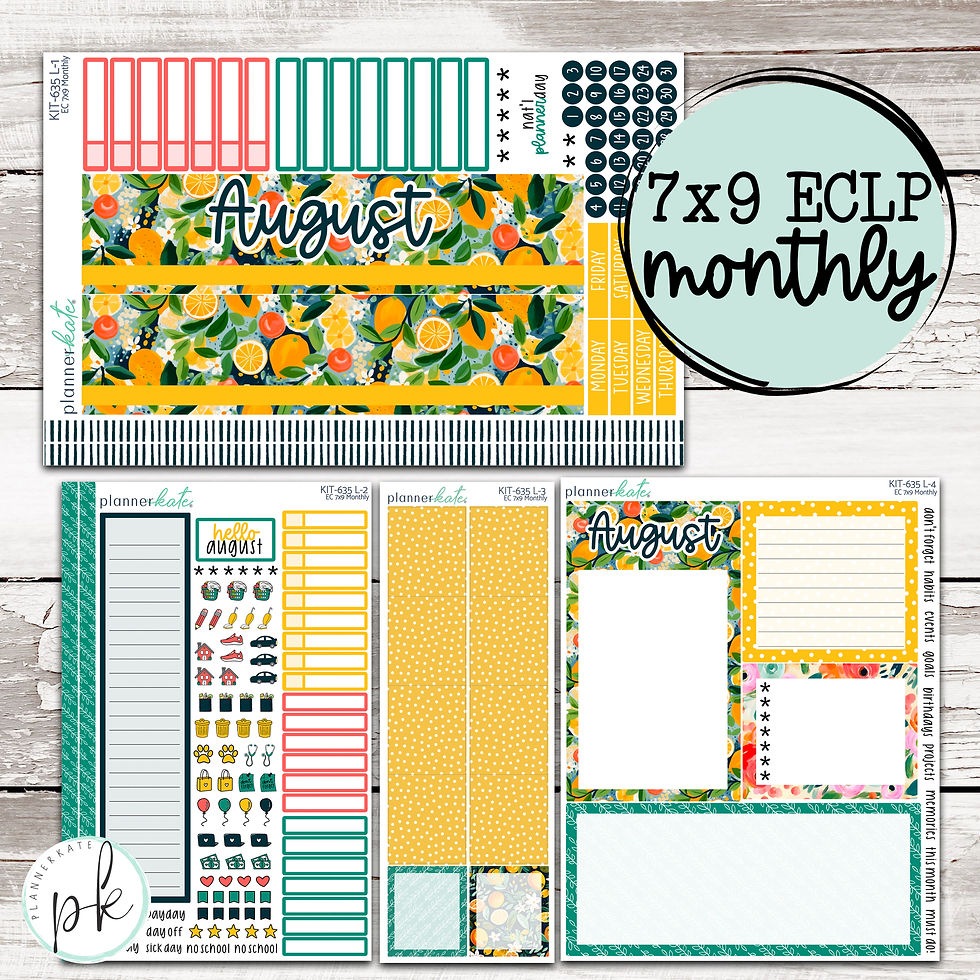 EC 7x9 MONTHLY | PlannerKate