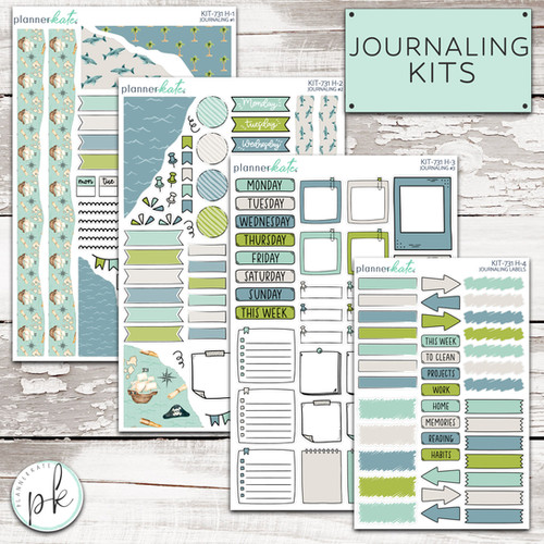 KIT-731 H JOURNALING || "Pirate Ship" Kit | PlannerKate