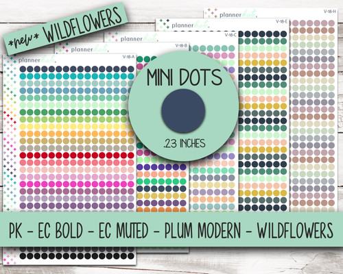 V-18 || MINI DOT STICKERS | PlannerKate