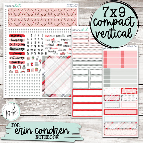 MK-658 CV - EC 7x9 CYO Compact Vertical || "DEAR SANTA" Week | PlannerKate