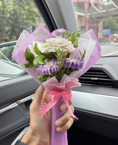 The 3-Piece Flower Bouquet | Paper Wrap | Artyfiedd