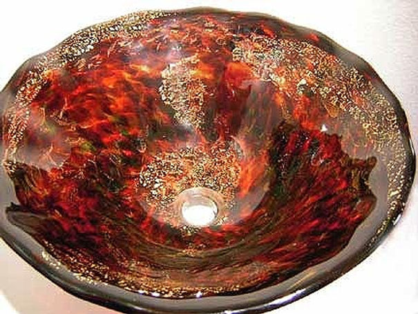 Luxury Blown Glass Sinks | Art Glass Sinks | Blown Glass Sinks | White ...