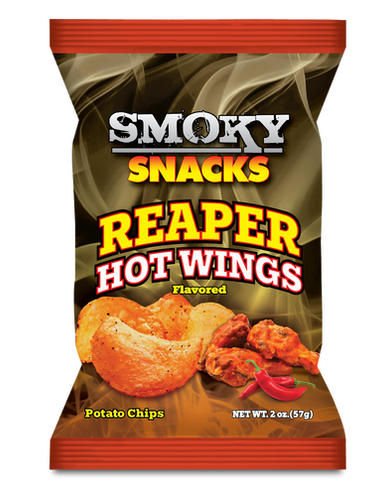 Smoky Reaper Hot Wings Pot Chips | Smoky Snacks