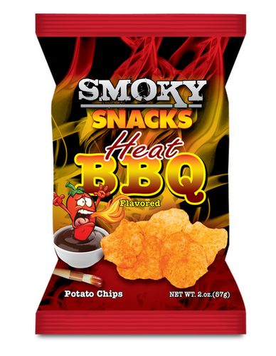 Smoky Heat BBQ Pot Chips | Smoky Snacks