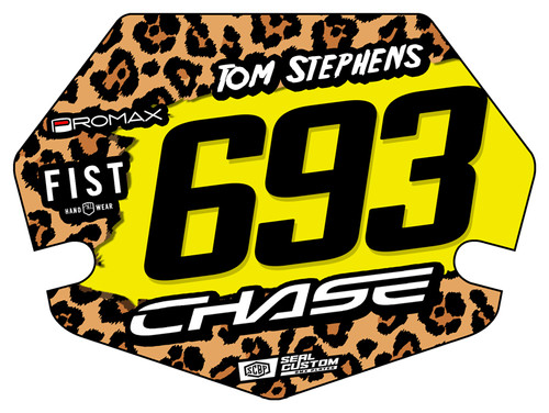Leopard - Mac Components Plate Decal | SealCustomBmxPlates