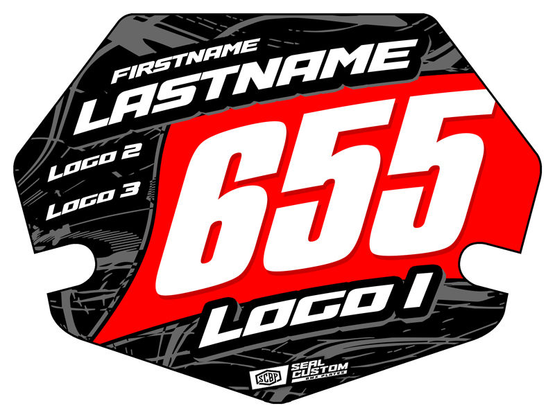 Mac Components Custom BMX Plate Decals | Seal Custom Bmx Plates