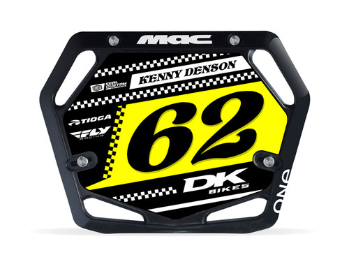 Racer - Mac Components Plate | SealCustomBmxPlates