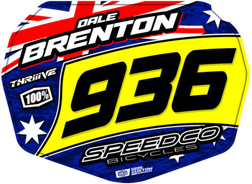 Aussie Flag - Seal Classic Custom Plate | SealCustomBmxPlates