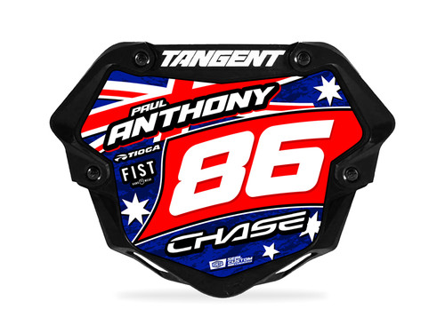 Aussie Flag - Tangent Ventril3D BMX Plate | SealCustomBmxPlates