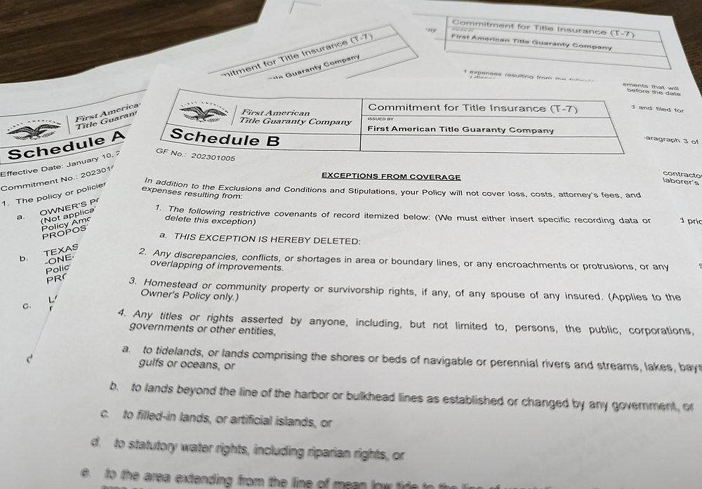 Understanding the commitment for title insurance